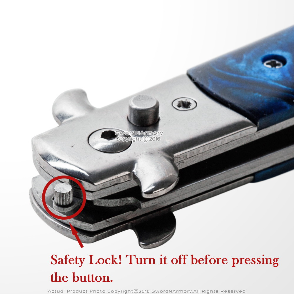 Fantasy Automatic Push Button Folding Comb Switchblade Knife Looking ...