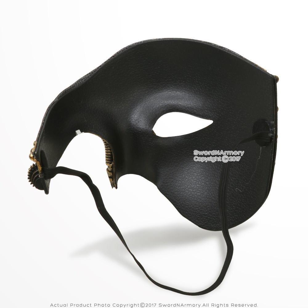 Steampunk Phantom Masquerade Mask Wearable Cosplay Costume Events Prop