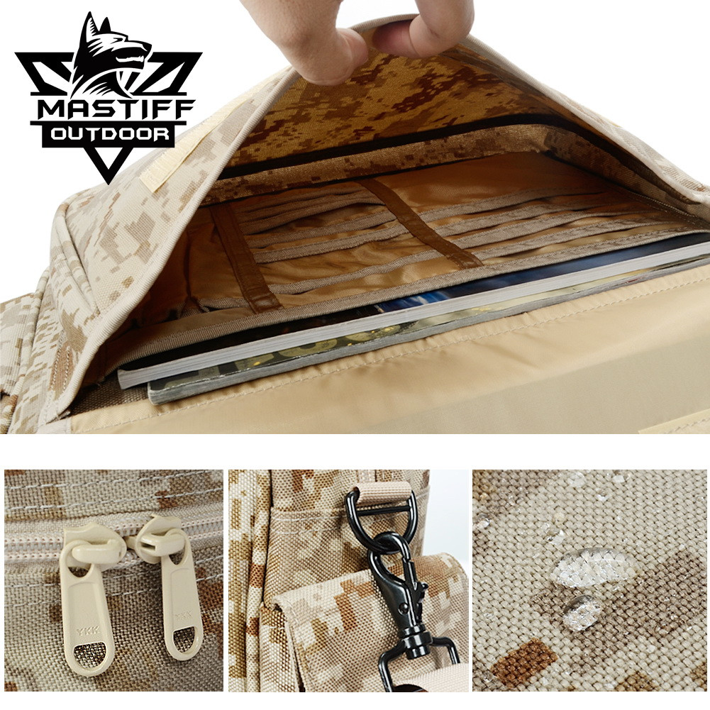 Mastiff Outdoor Tactical Briefcase Military Travel Gear Shoulder Laptop ...