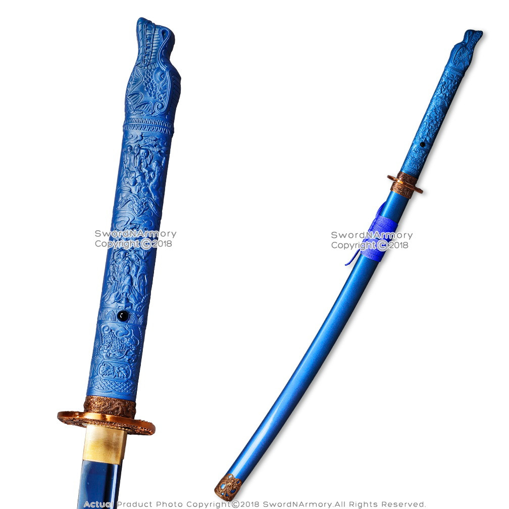 Highlander Katana Duncan MacLeod Closed Mouth Dragon-Head Katana ...