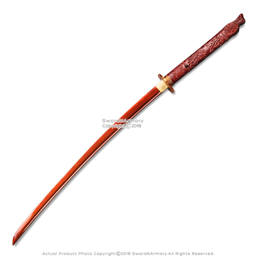 Highlander Katana Duncan MacLeod Closed Mouth Dragon-Head Katana ...
