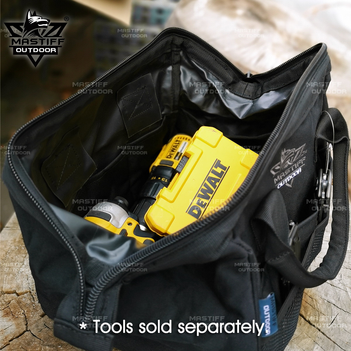 Multi-Tool Bag Wide Mouth Ammo Case Heavy Duty All Purpose Pack *Bundle*