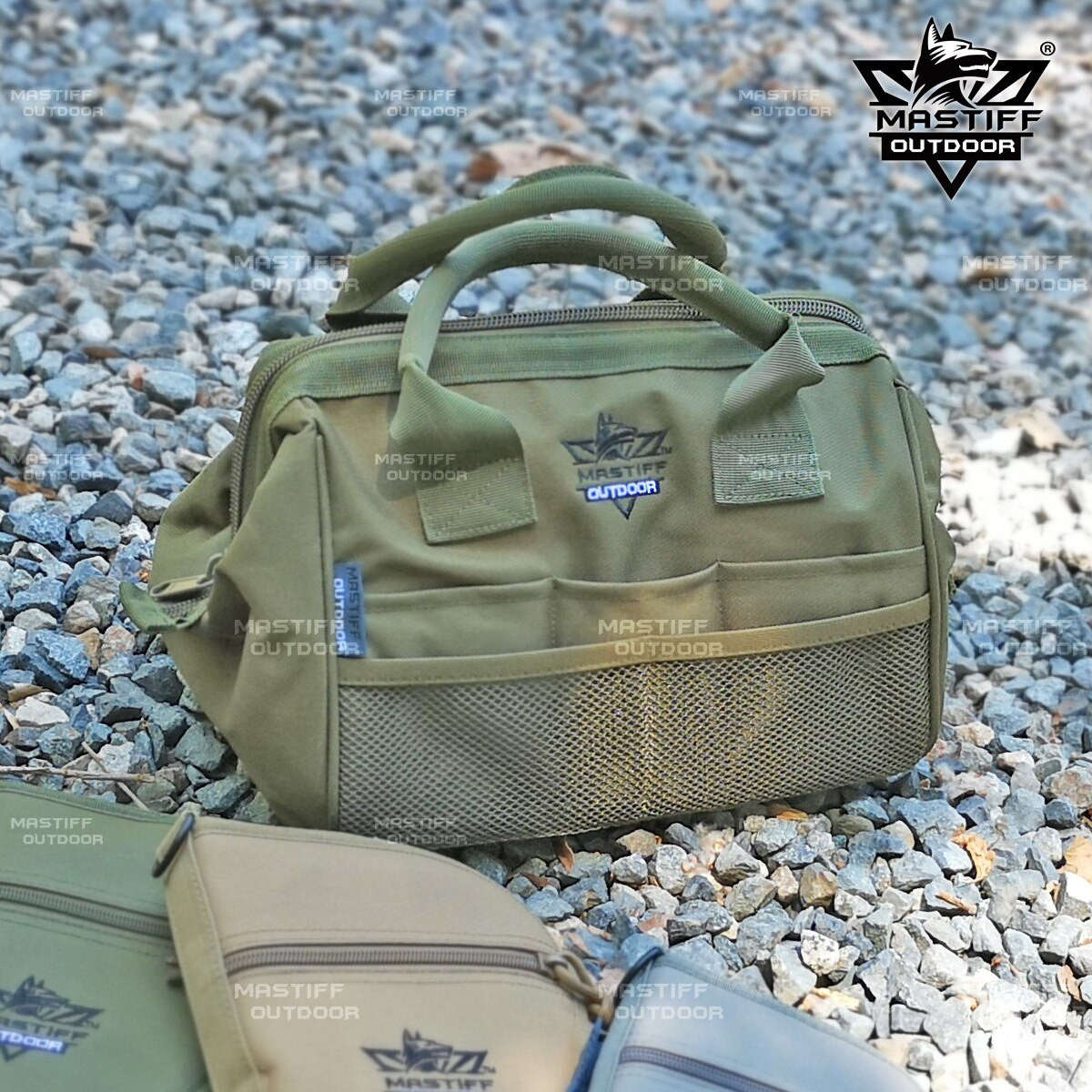 Multi-Tool Bag Wide Mouth Ammo Case Heavy Duty All Purpose Pack