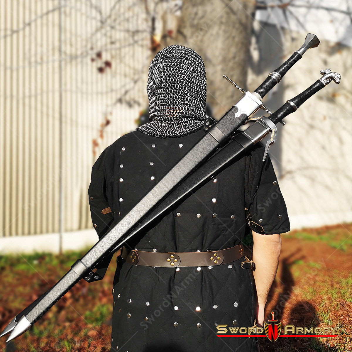 Limited Ver. Geralt The Witcher Silver Sword Monster Slayer Replica w ...