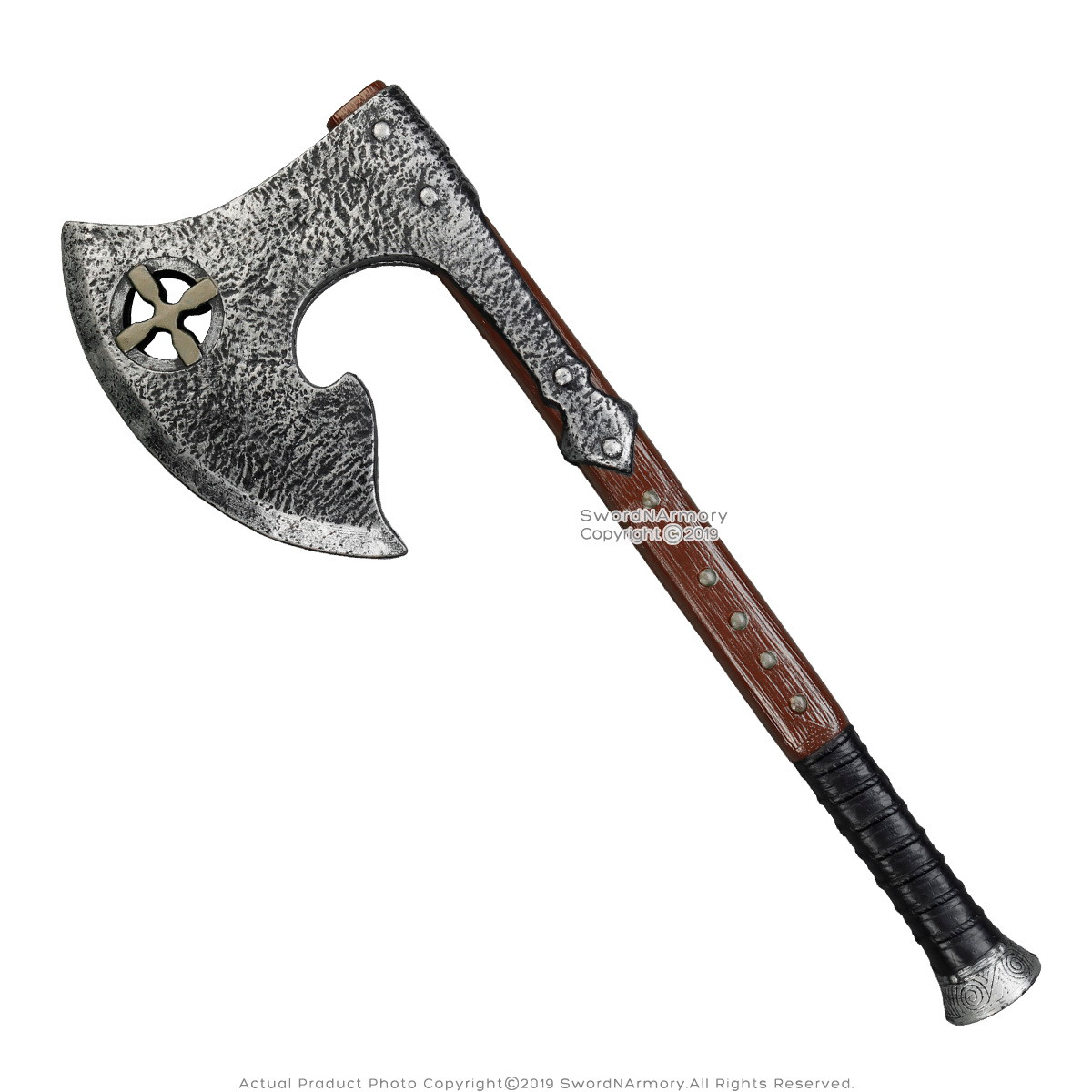 23” Baruk the Judge Medieval Foam Hatchet Battle Axe LARP Cosplay ...