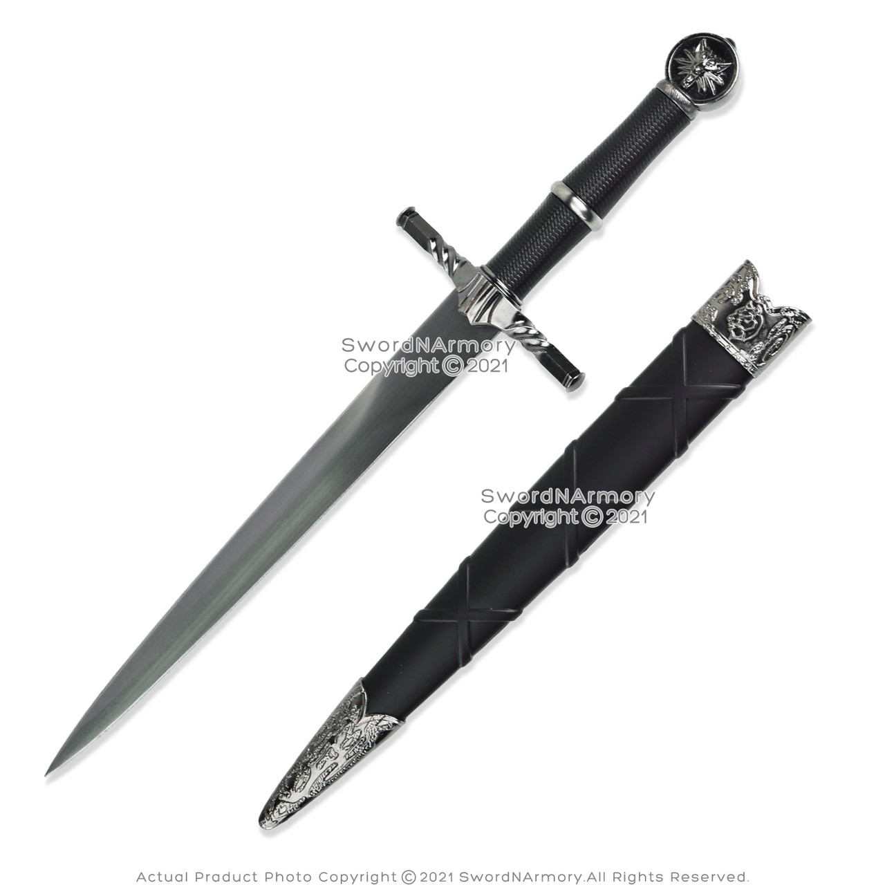 15" Witcher Geralt Letter Opener Dagger Sword Steel Fantasy Video game ...