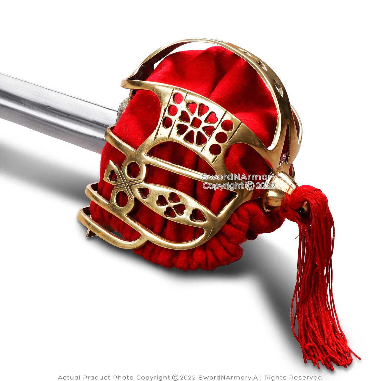 Scottish Broadsword Basket-Hilted High-Carbon Steel Unsharpened with ...