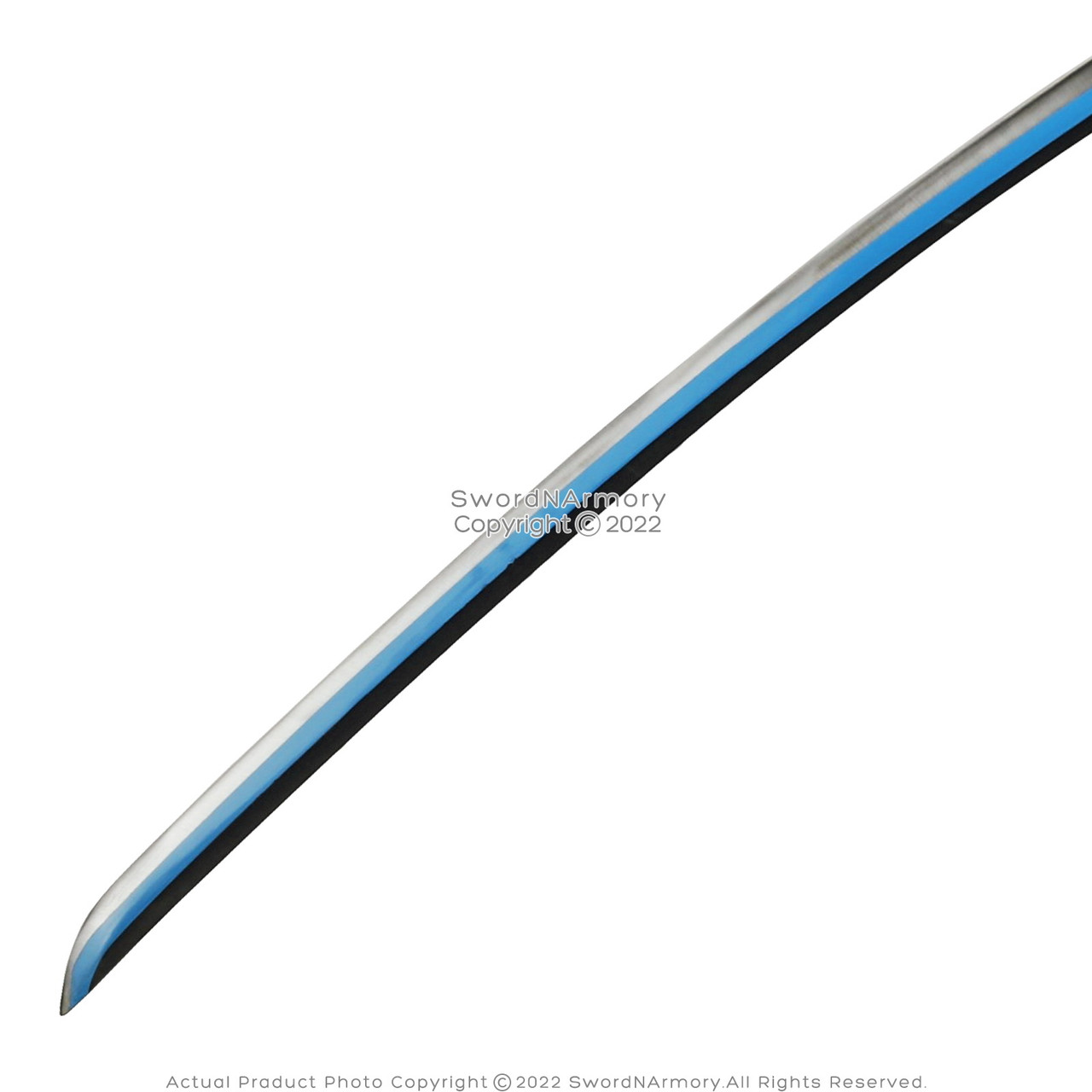Giyu Tomioka 41" Functional Steel Nichirin Katana Samurai Sword Full ...