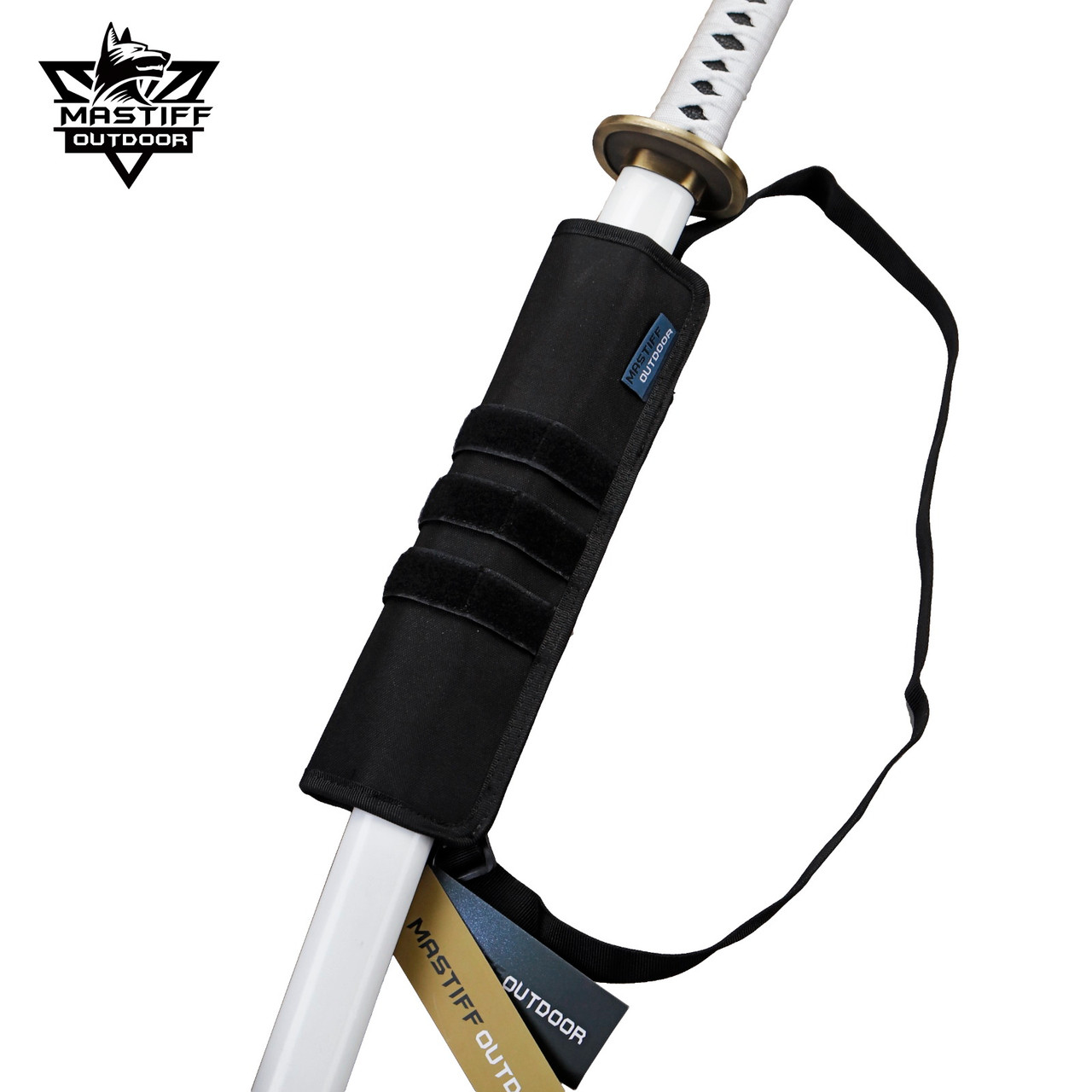 12" Sword Frog Back Scabbard Sheath Black Nylon Tactical Modular Camp ...