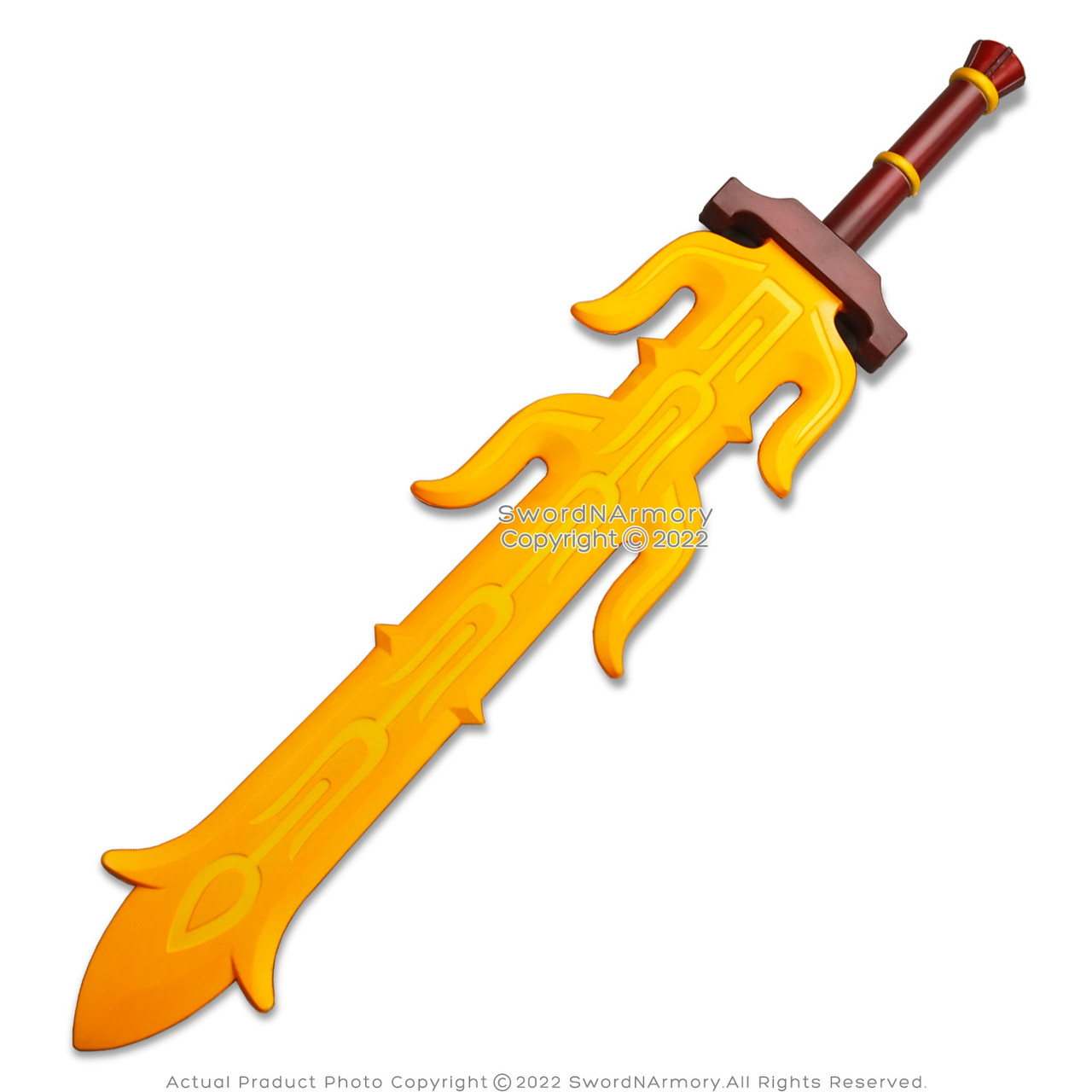 39.5" Great Flameblade Sword Zelda Link Fire Fantasy Video Game Cosplay ...