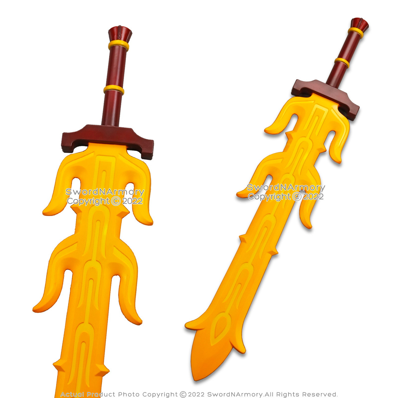 39.5" Great Flameblade Sword Zelda Link Fire Fantasy Video Game Cosplay ...