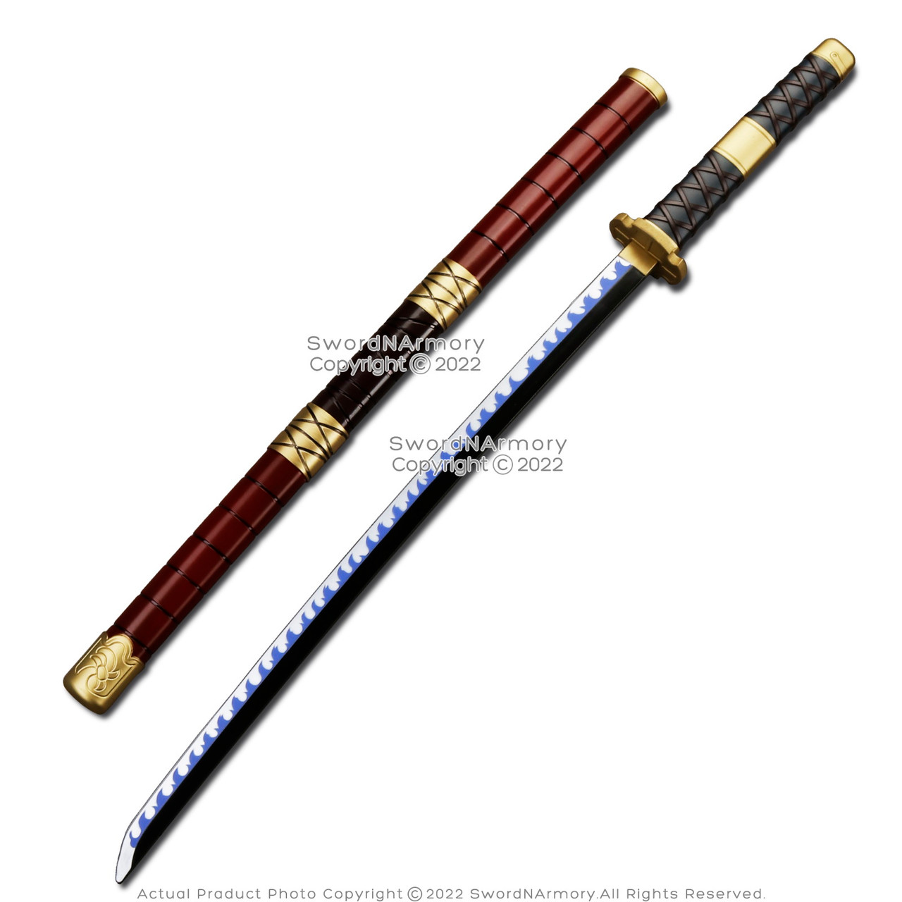 OFFICIAL LICENSE ONE PIECE 41" Foam Roronoa Zoro Katana Anime Swords ...