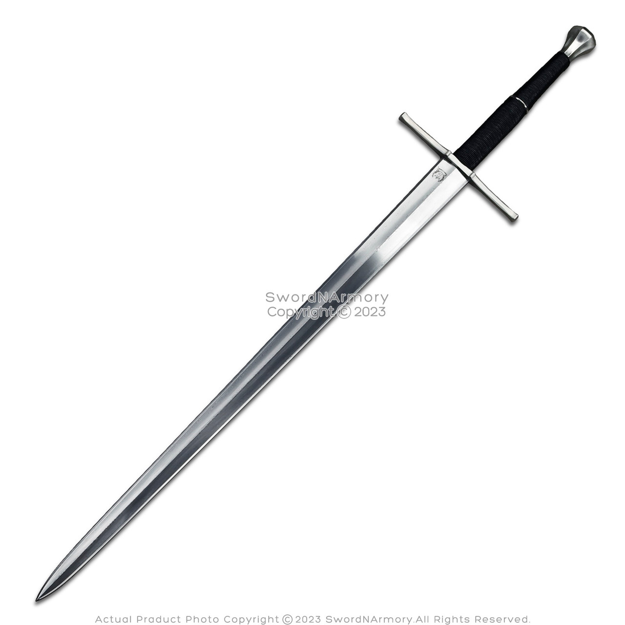 48" Hand-Half Hero Long Sword Type XV B 1 G T P Carbon Steel Sharp ...