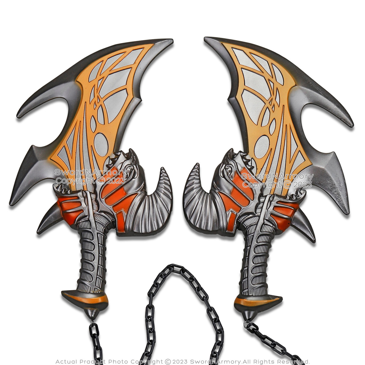 17" Foam Chain Blades of Exile Kratos War Athena Sparta Fantasy Video ...