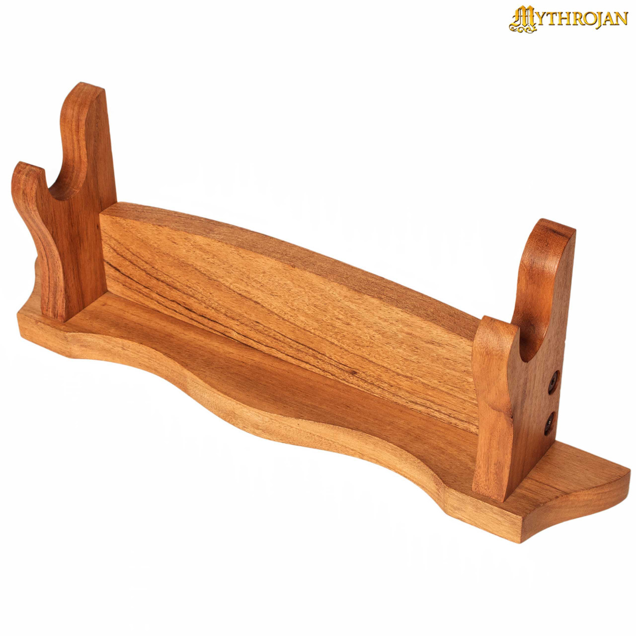 Mythrojan Solid Wood Sword Stand Medieval Sword Wall Mount Samurai ...