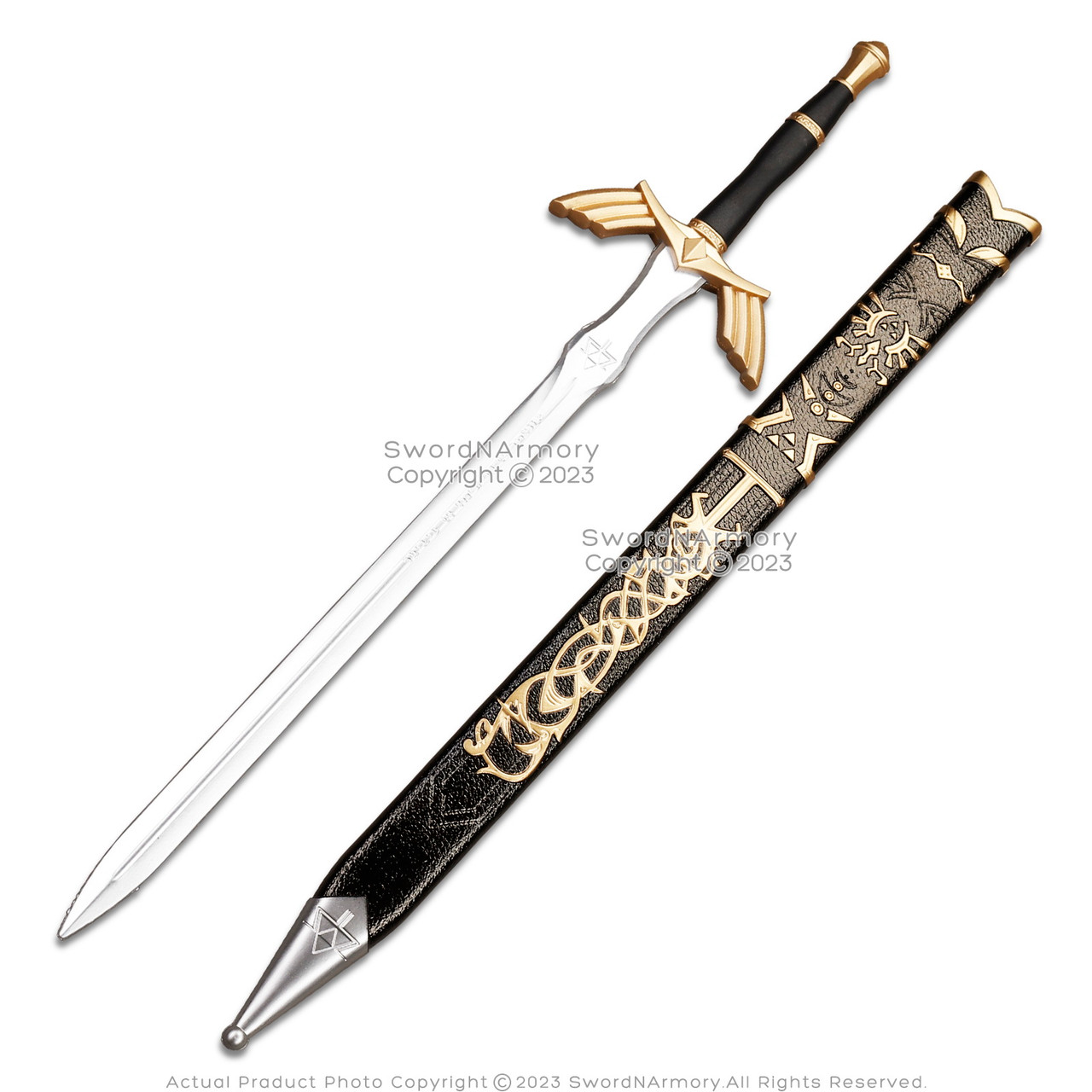 42" Foam Zelda Master Sword Legend Fantasy Video Game Cosplay Prop Black