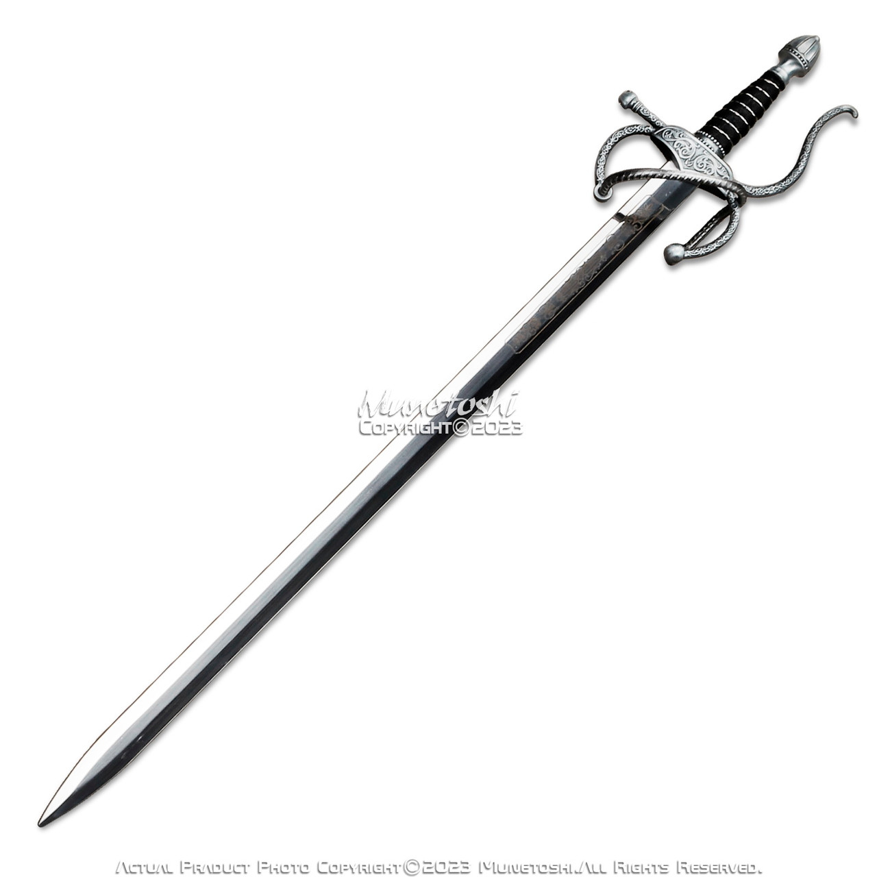 38.5" Small Rapier Sword Stainless Steel Medieval Renaissance Knight ...