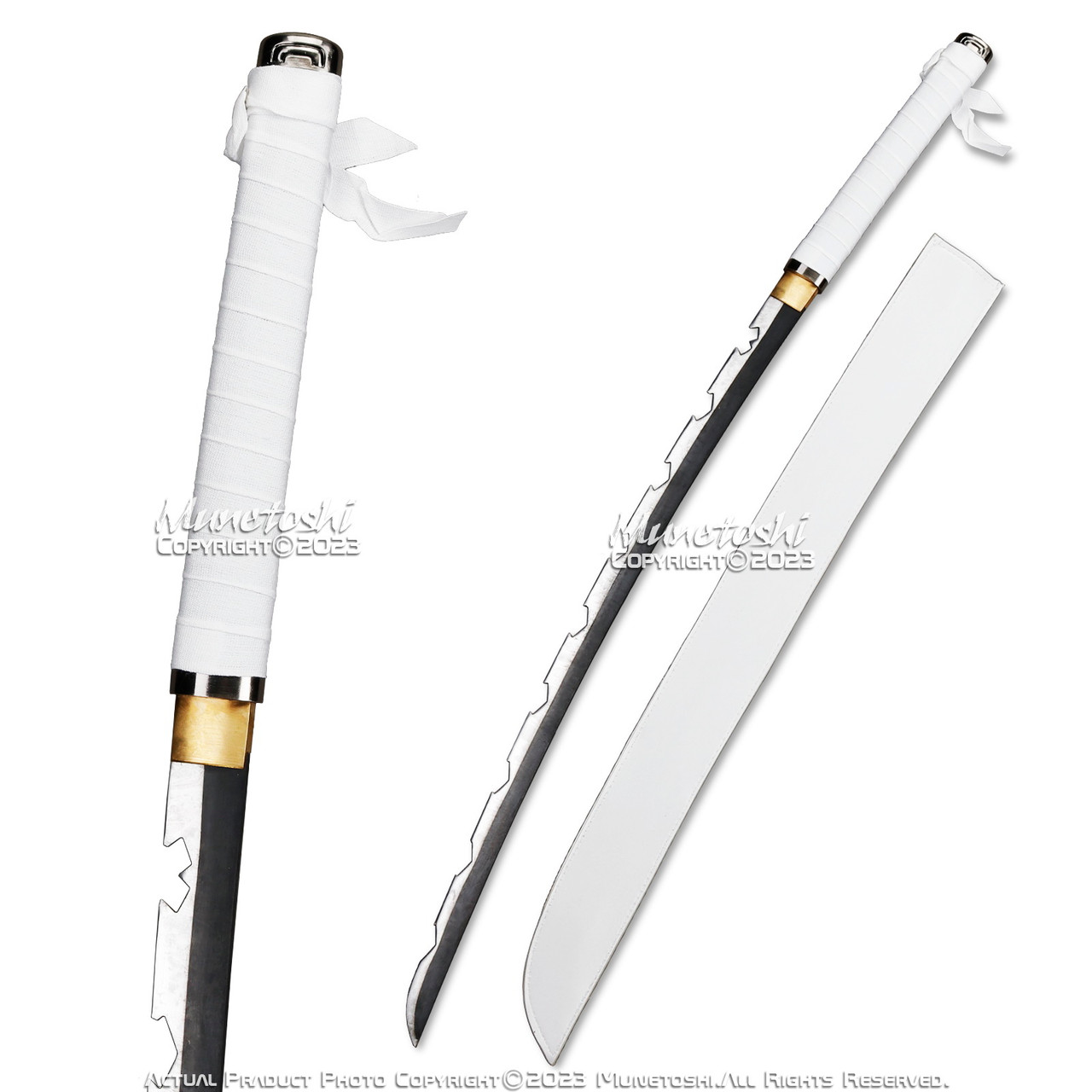 Demon Anime Samurai Sword 1045 Steel Functional Sun Beast Thunder Wind ...
