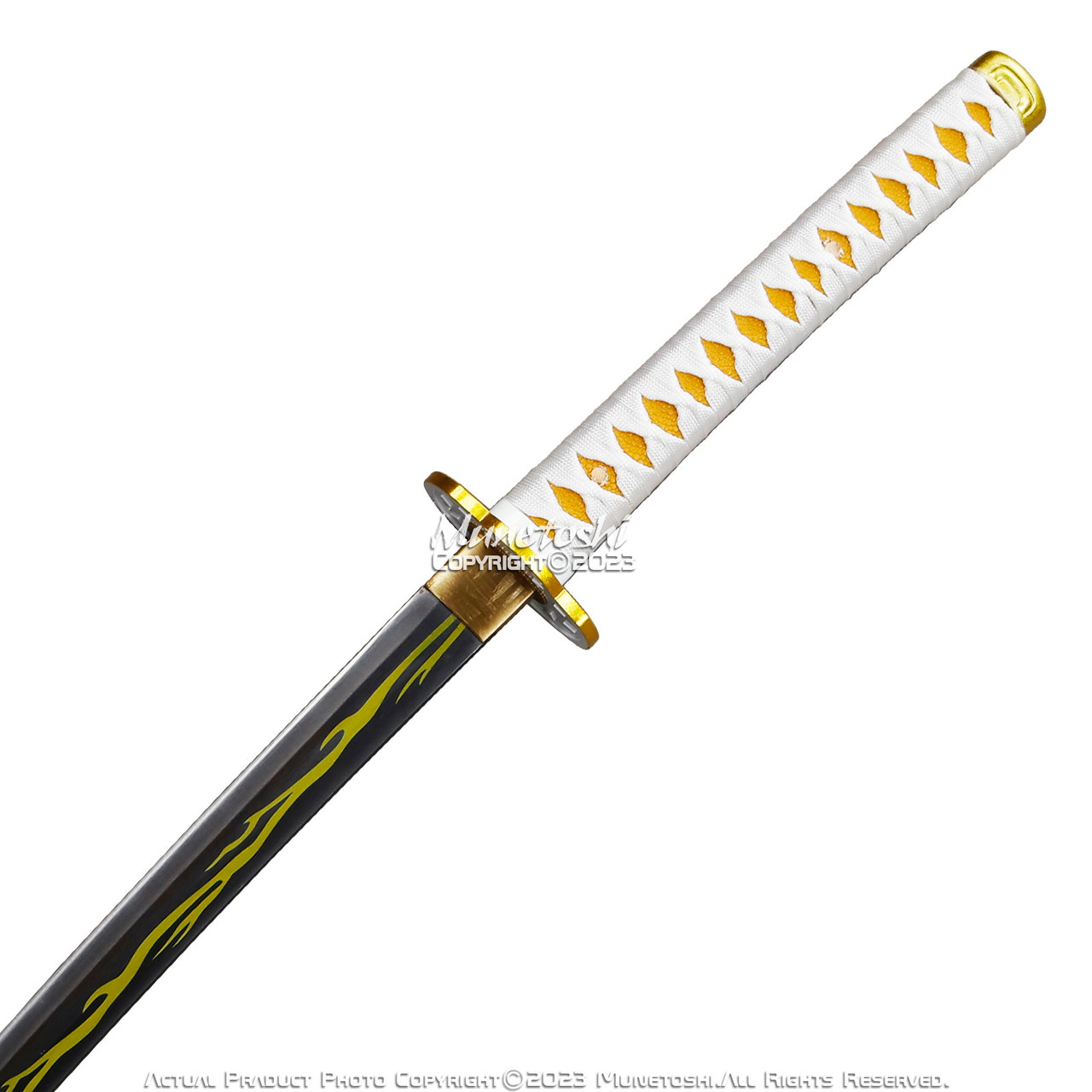 Demon Anime Samurai Sword 1045 Steel Functional Sun Beast Thunder Wind ...