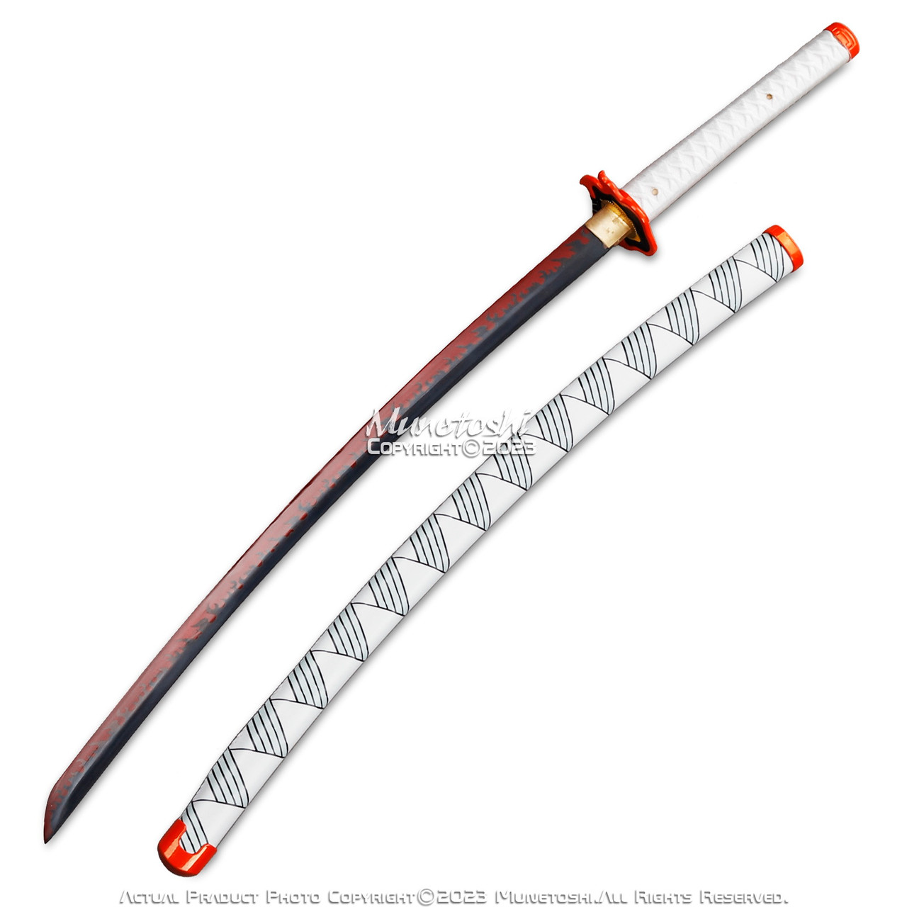 Demon Anime Samurai Sword 1045 Steel Functional Sun Beast Thunder Wind ...