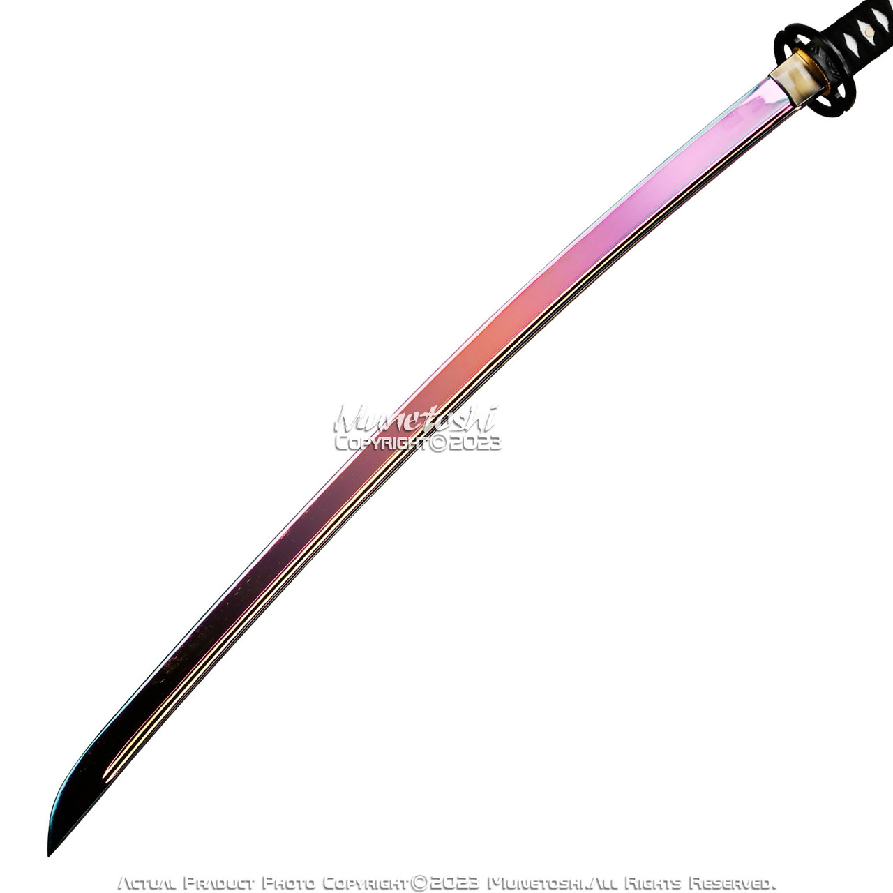 Demon Anime Samurai Sword 1045 Steel Functional Sun Beast Thunder Wind ...
