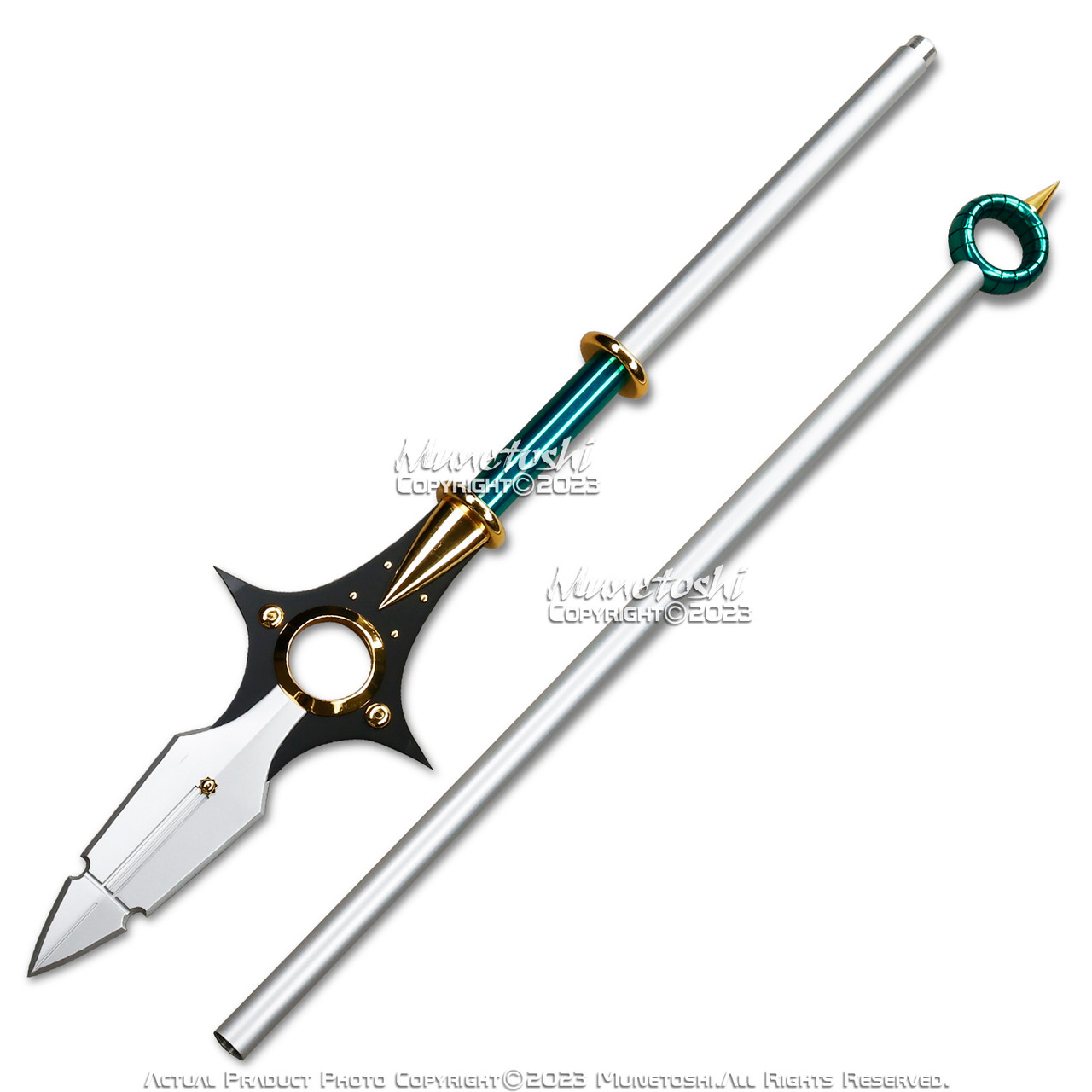 82.5" Chastiefol Fairy King Spear Sloth Sin Stainless Steel Fantasy ...