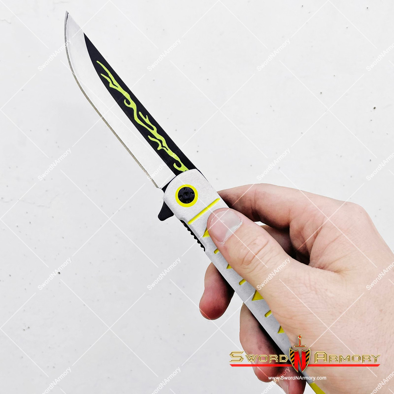 9" Demon Killer Anime Spring Assisted Folding Pocket Knife Nine Styles