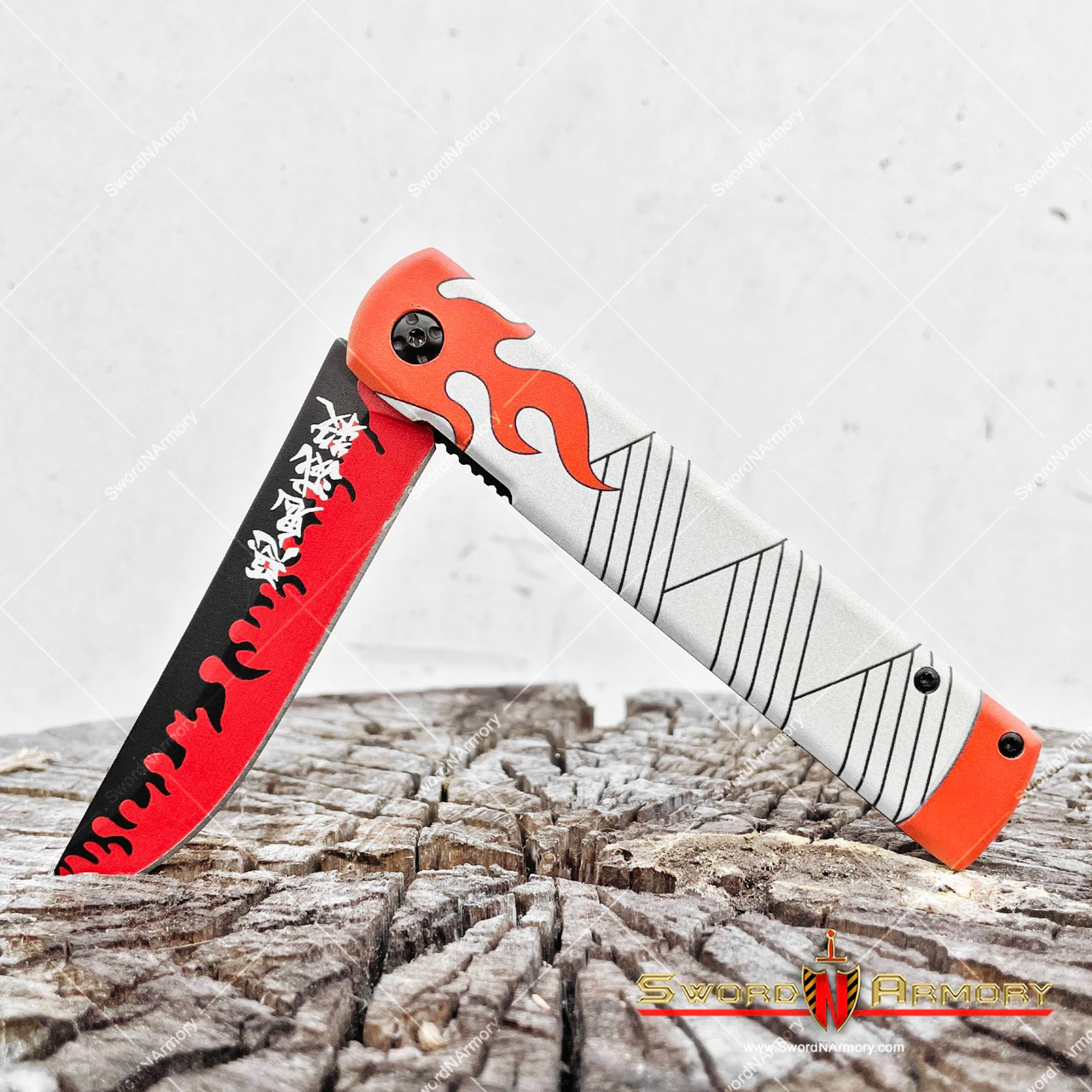 9" Demon Killer Anime Spring Assisted Folding Pocket Knife Nine Styles