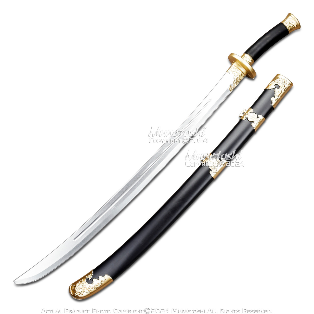 35" Foam Dao Chinese Broad Sword Saber Anime Videogame Cosplay Prop w ...