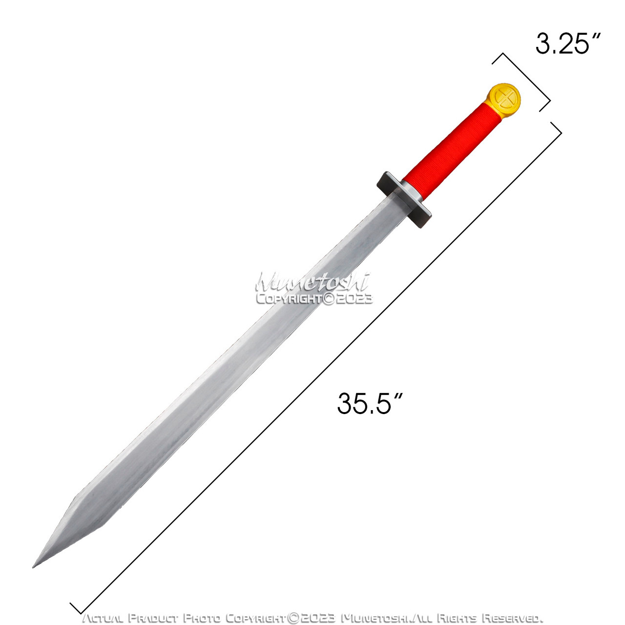 37" Scarlet Short Sword Fantasy Anime Video Game Stainless Steel ...