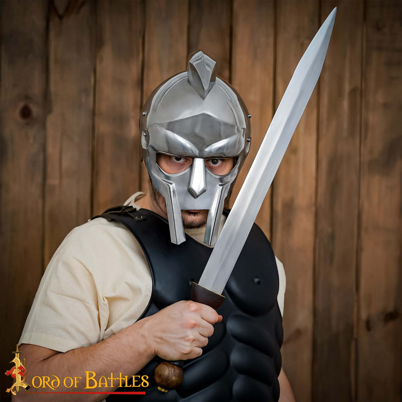 Legendary "Maximus" Gladiator Steel Helmet