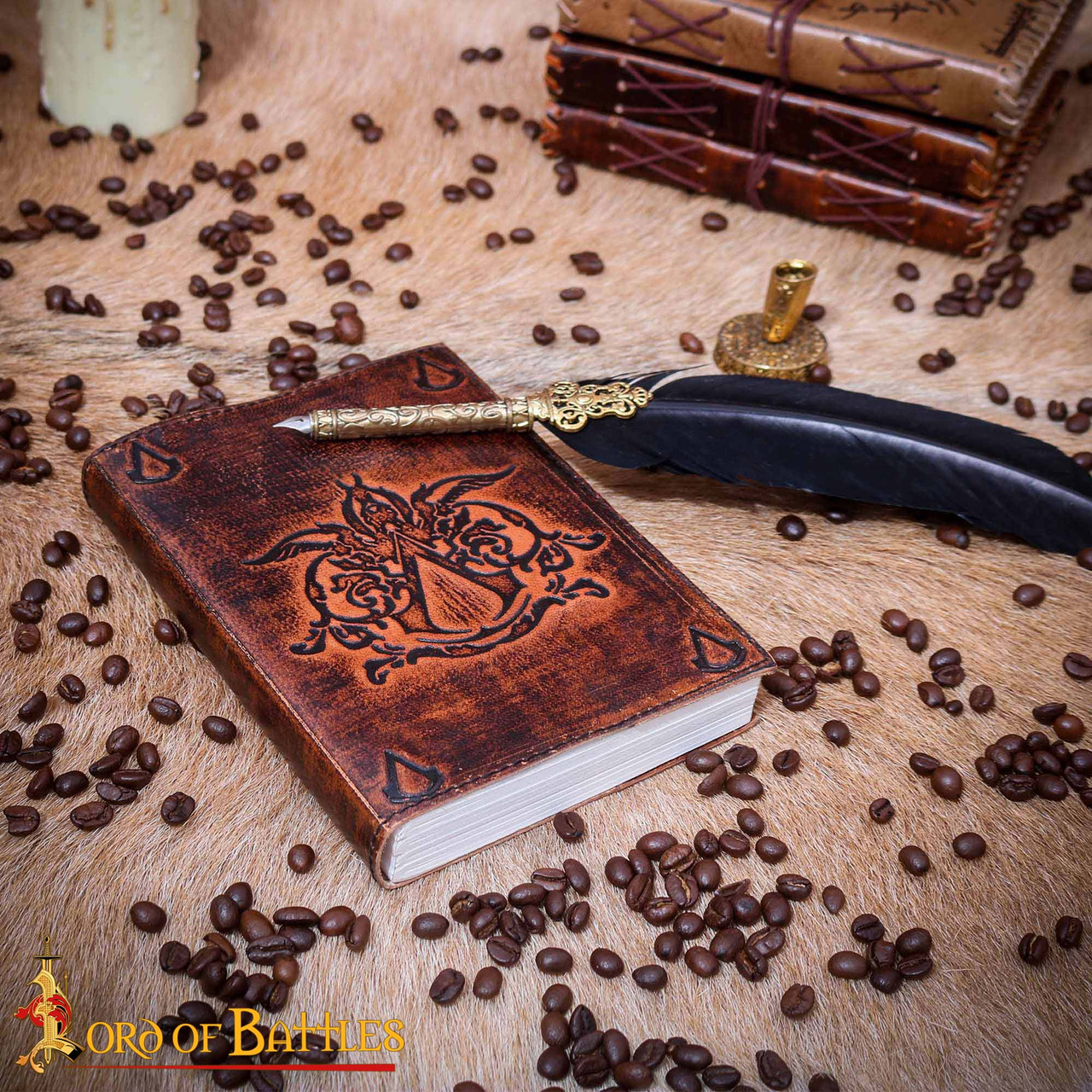 Handcrafted Journal for the Creed of Assassin Genuine Leather Diary Notes
