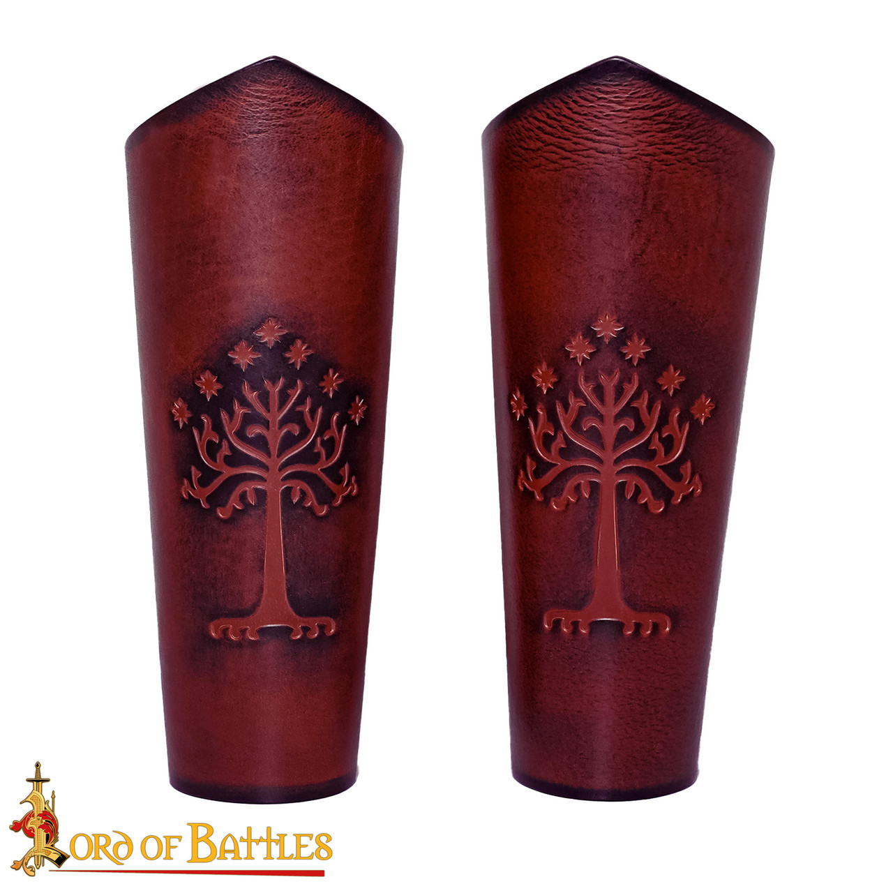 Genuine Leather Large Bracers for the Men of Middle Earth