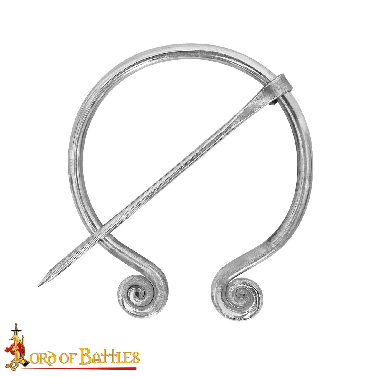 Medieval Stainless Steel Penannular Brooch Cloak Fibula
