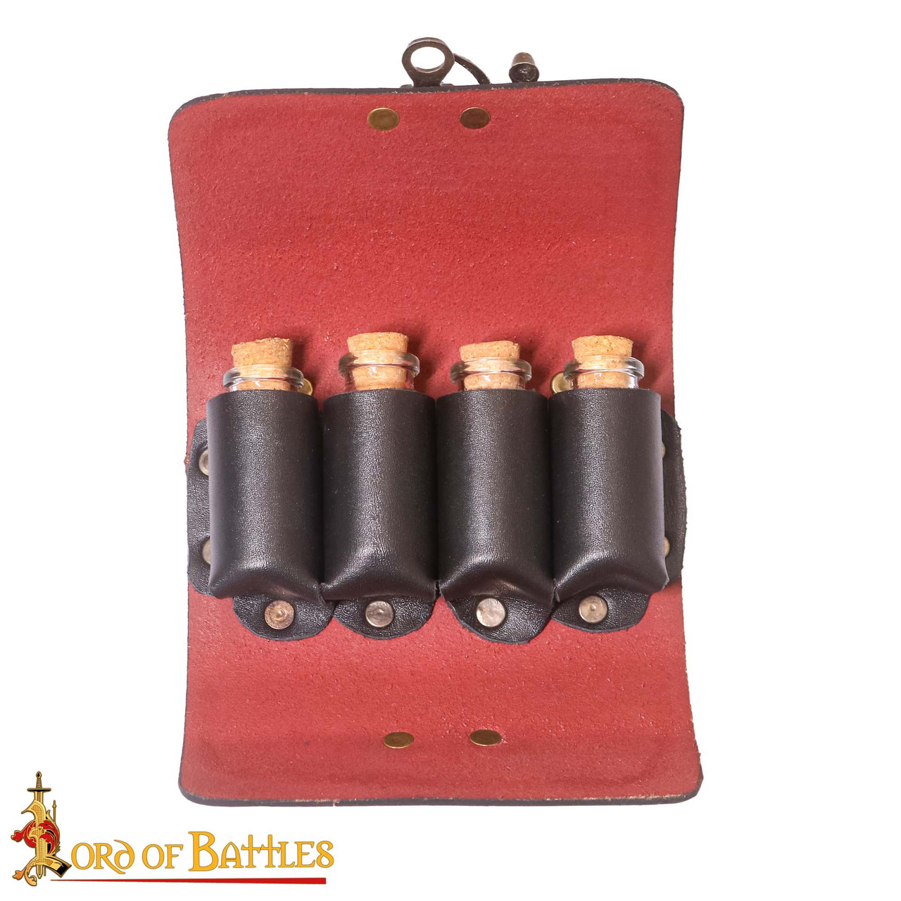 The Elfic Potion Belt Pouch with Mini Glass Bottles