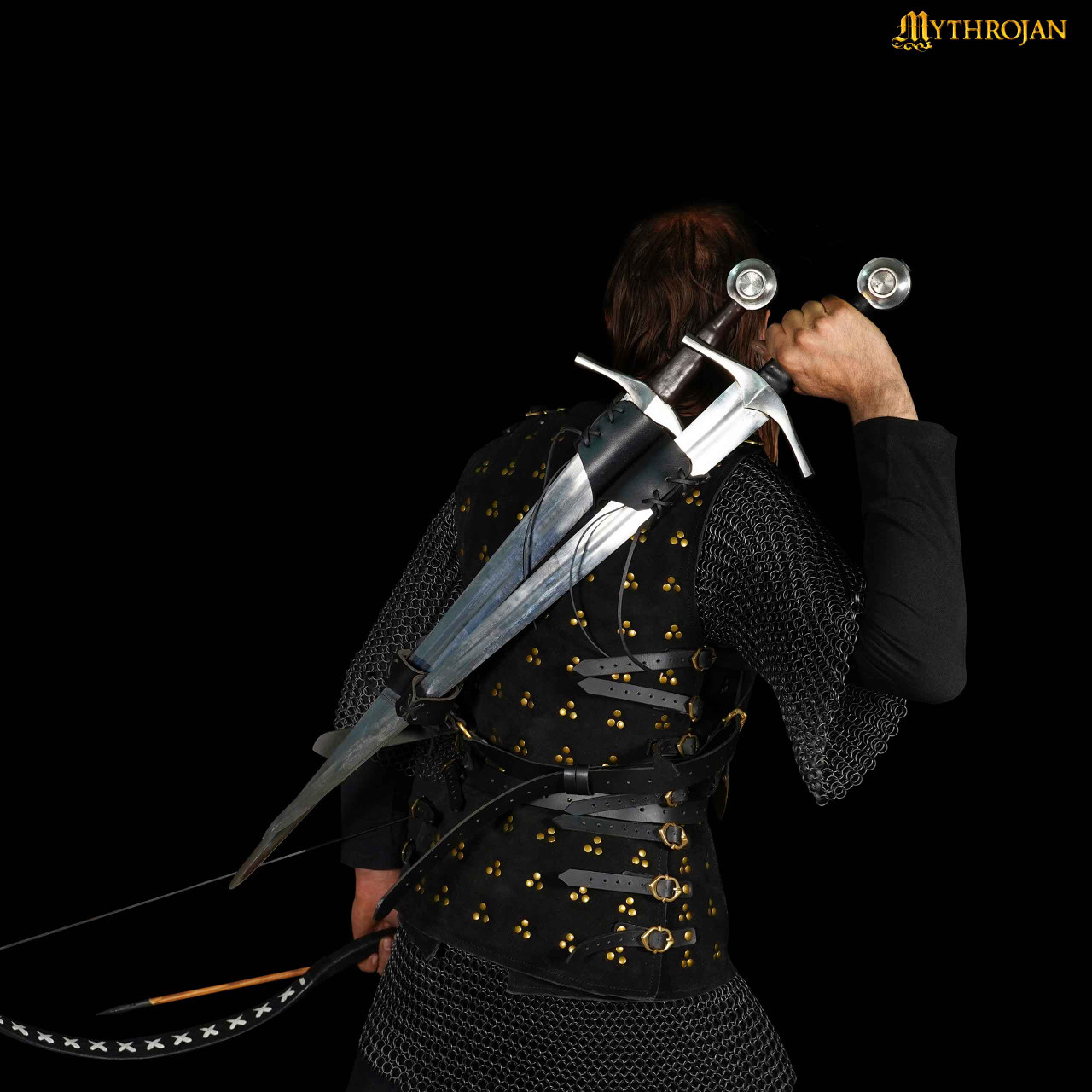 Mythrojan Geralt Back Scabbard, Ideal for LARP Cosplay and Medieval ...