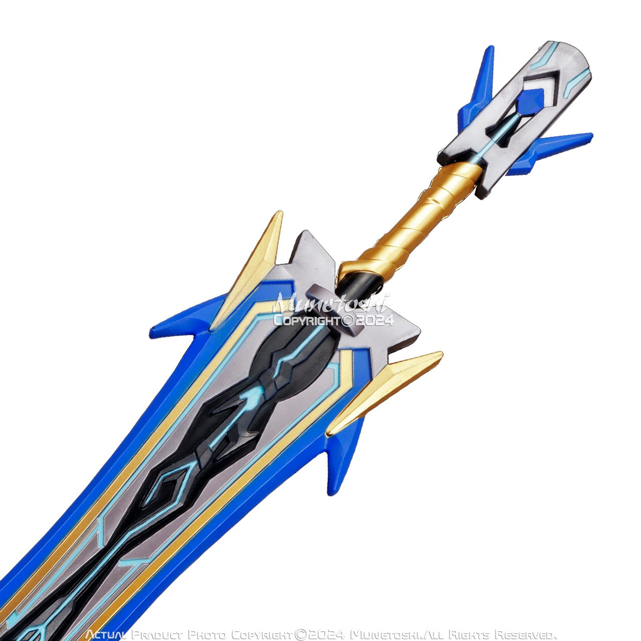 39.5” Foam Fantasy Video Game Broad Sword Anime Manga Cosplay Costume ...