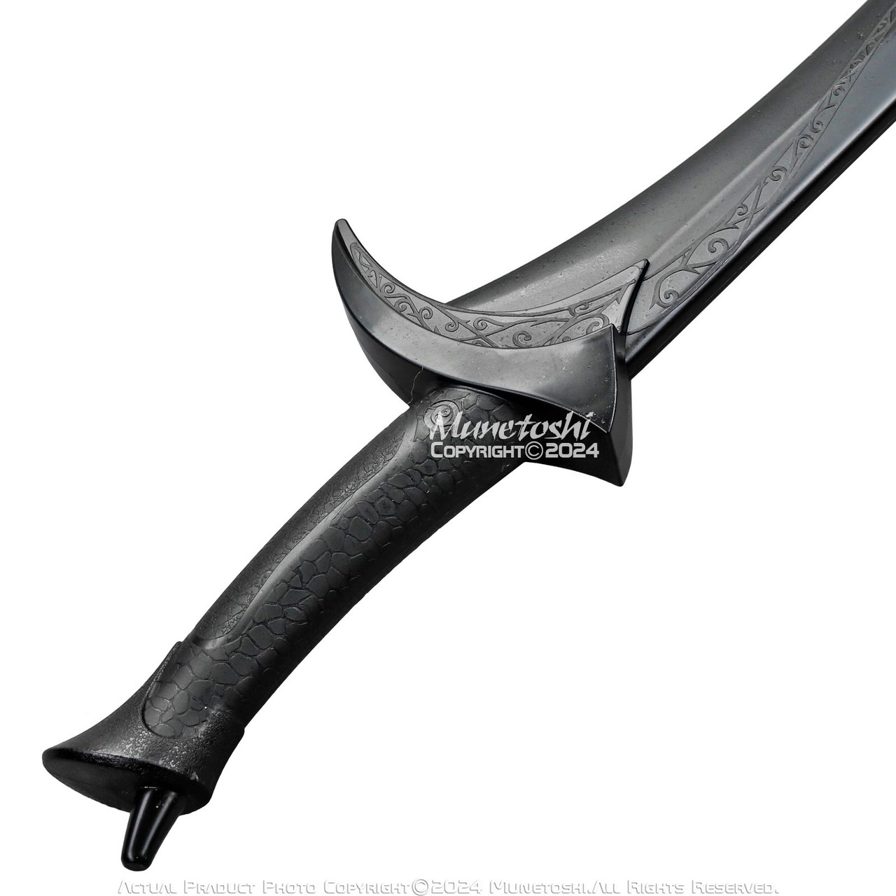 Munetoshi 35.5" Black Polypropylene Orcrist Elven Ring Lord Sword Replica