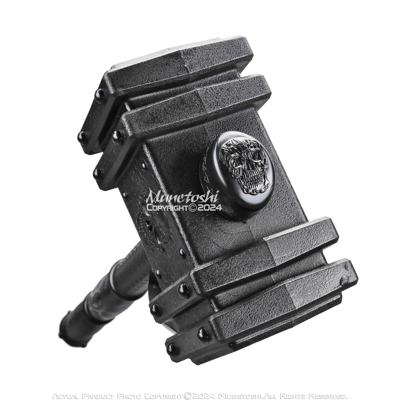 Munetoshi 21.5" Polypropylene Black Medieval Skull Sledgehammer Sturdy ...