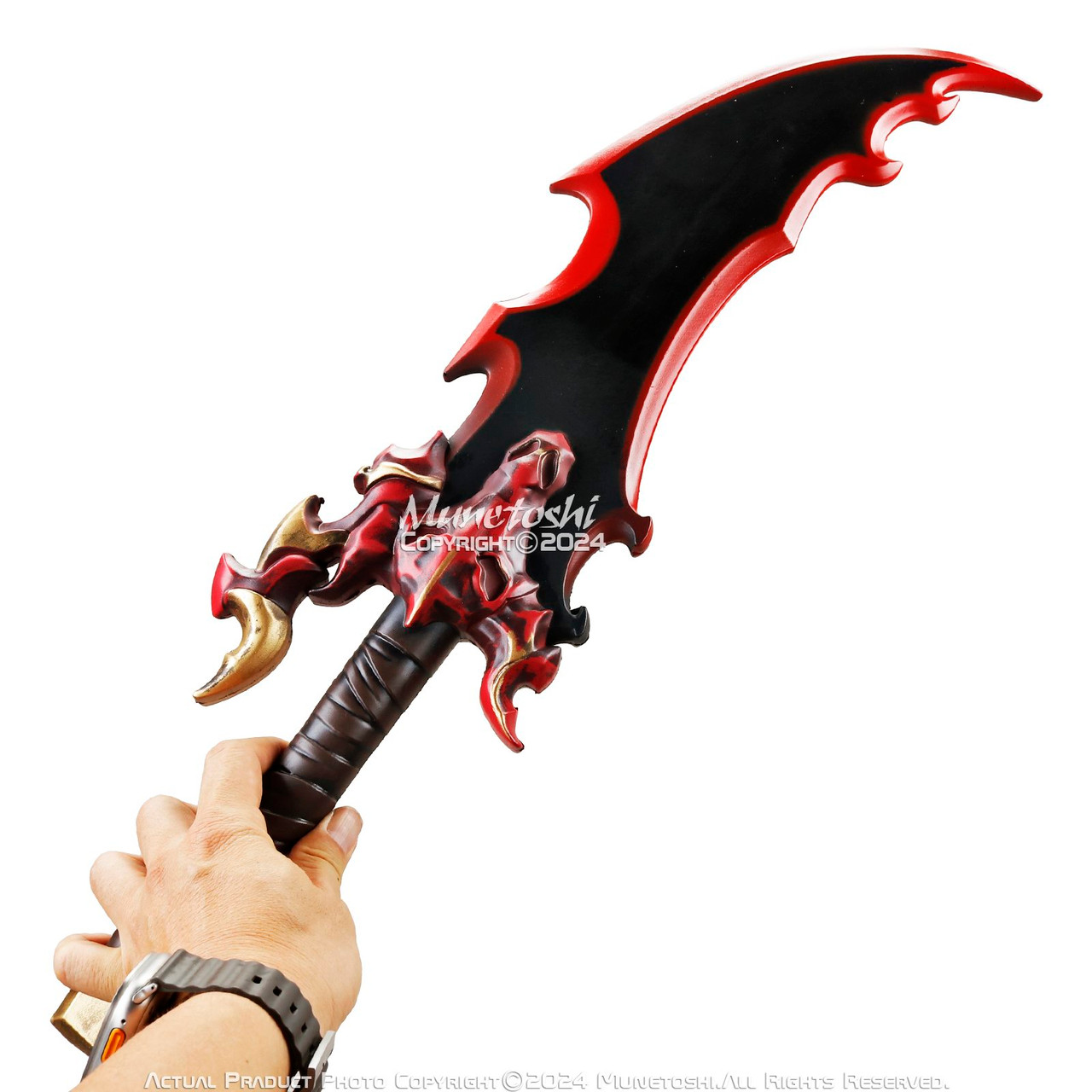 Munetoshi 24" Kasaka Knight Killer Dagger Solo Foam Replica Anime ...