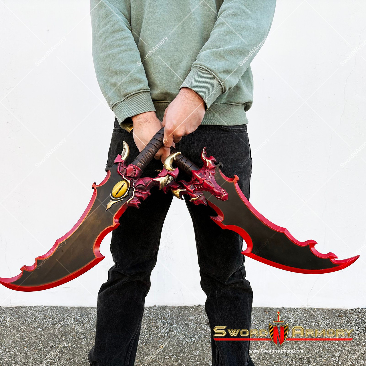 Munetoshi 24" Kasaka Knight Killer Dagger Solo Foam Replica Anime ...