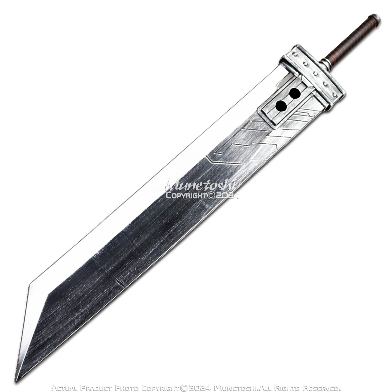 Munetoshi 56.5" Foam Fantasy Buster Sword Replica Textured Blade ...