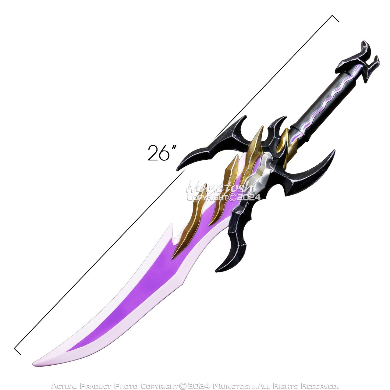 Munetoshi 26.5" Antares Fangs Epilogue Dagger Foam Replica Solo Level ...