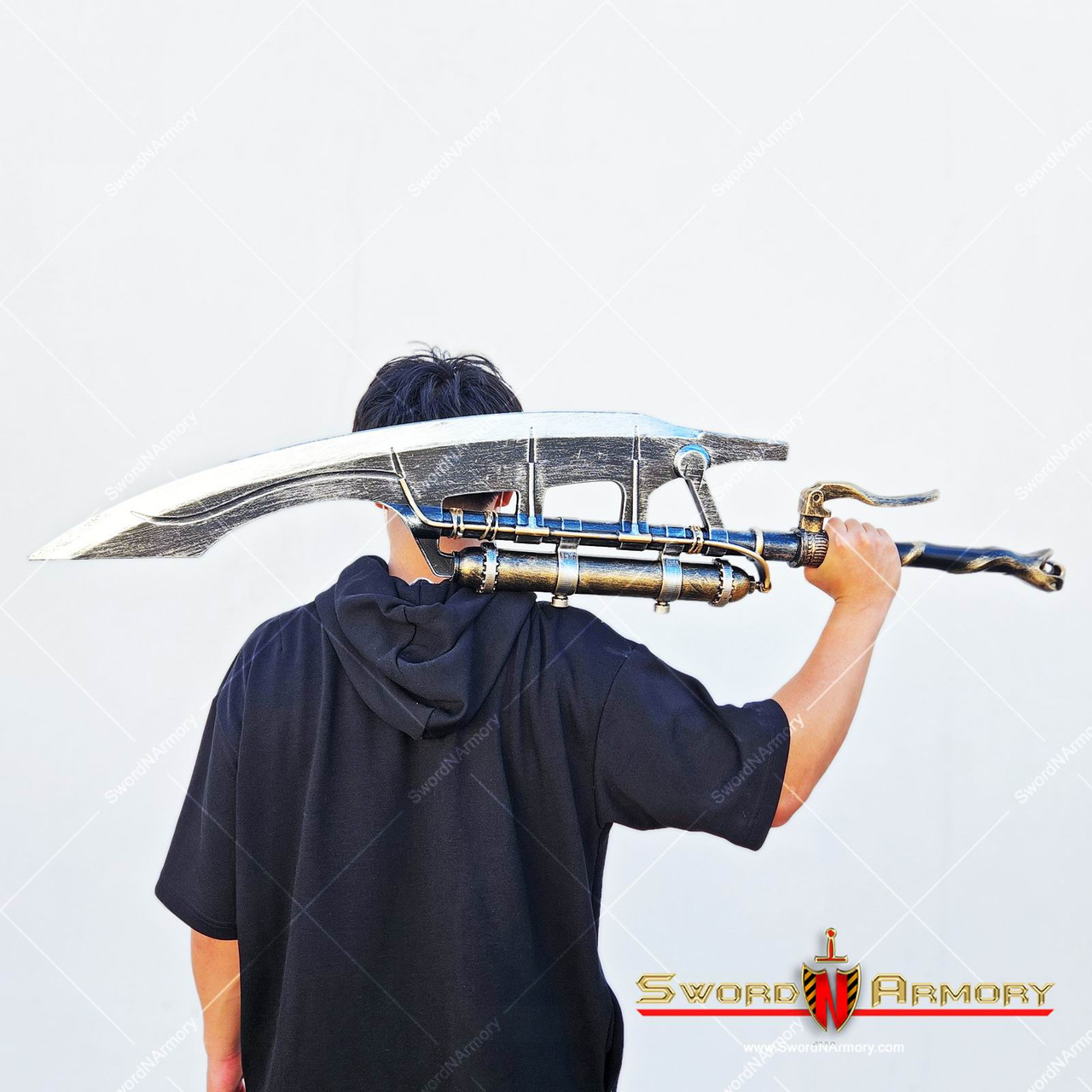 47" Foam Acidic Anime Menacing Sword Great Curved Lies Video Game ...