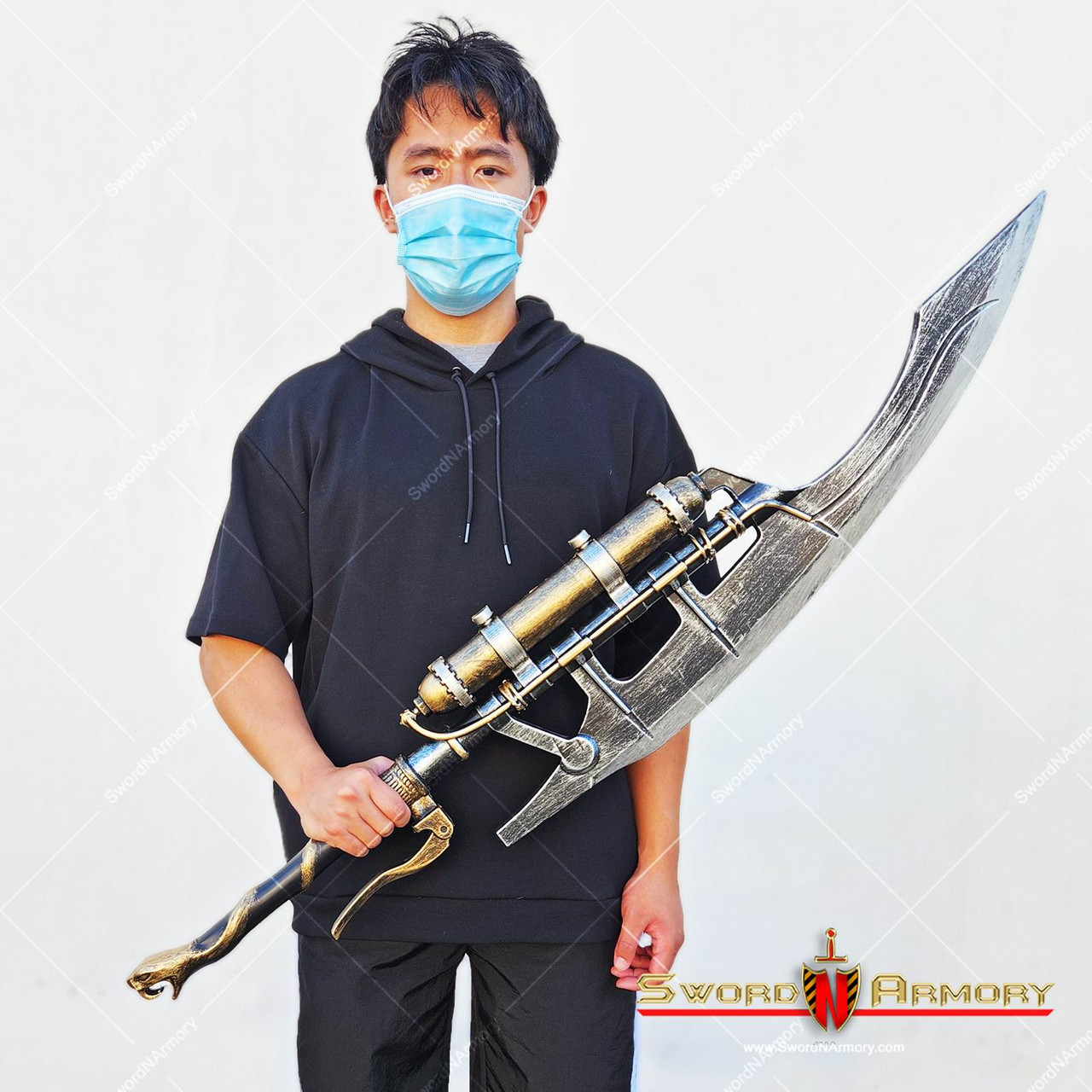 47" Foam Acidic Anime Menacing Sword Great Curved Lies Video Game ...