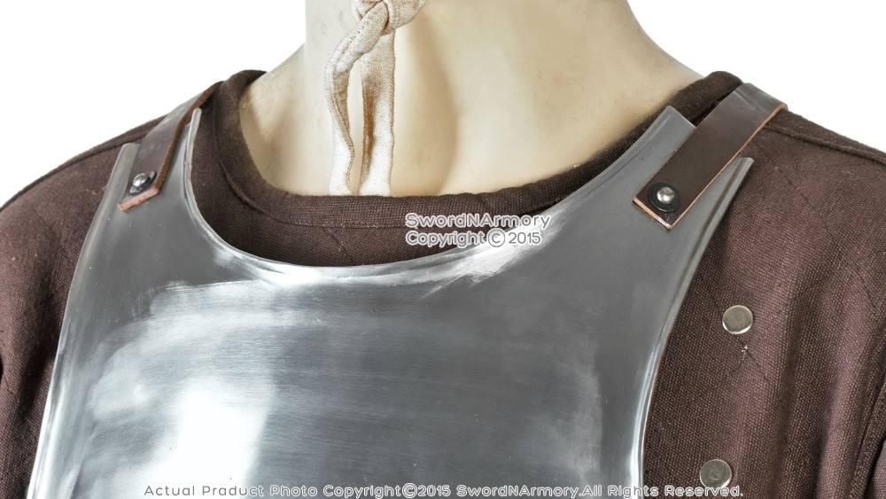 Medium Size Medieval 15th Century Body Armor Breast Plate 18G Steel ...