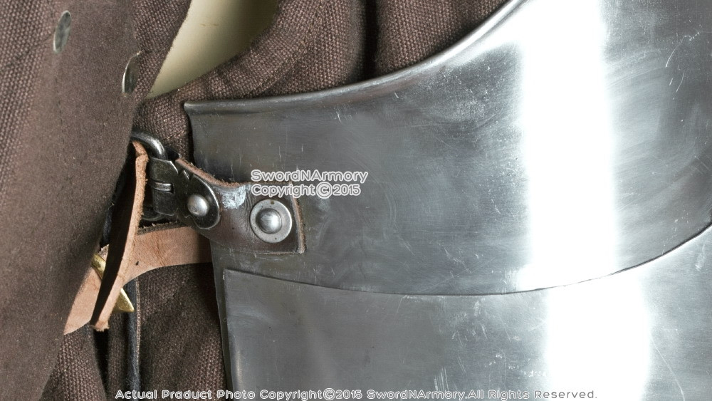 Medium Size Medieval 15th Century Body Armor Breast Plate 18G Steel ...