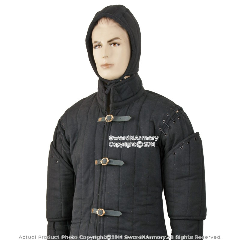 Gambeson Type I Medieval Padded Armor Coat SCA WMA Arming Jacket