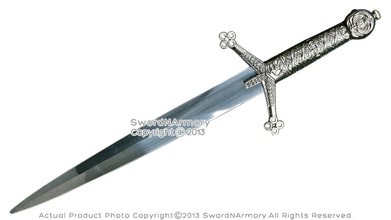 14" Medieval Knight Scottish Claymore Short Sword Historical Dagger ...