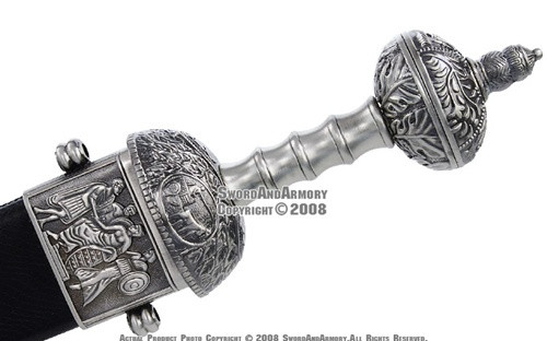 Roman Gladius Sword Maximus Gladiator Medieval Armor with Detail